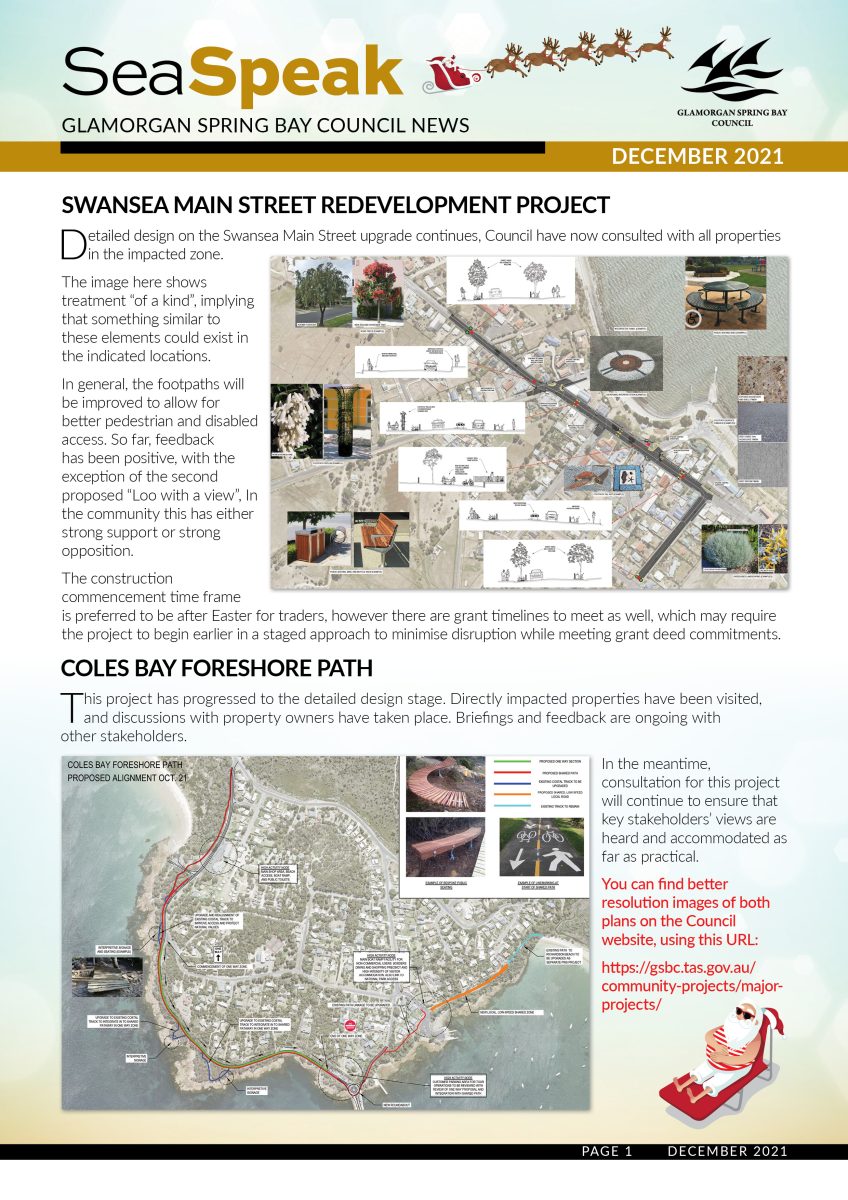 NEWSLETTERS – GLAMORGAN SPRING BAY COUNCIL